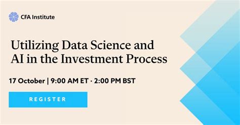 Cfainstituteevents Webinar Ai Datascience Cfa Society Calgary