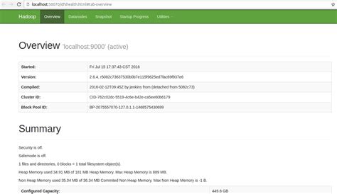 ubuntu16 04安装hadoop2 6 spark1 6 开发实例 python ubuntu16 04 下 hadoop的安装与配置