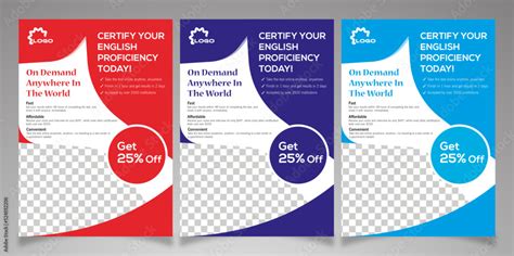 Education Learning Flyer Design Template Online Tutoring Sessions