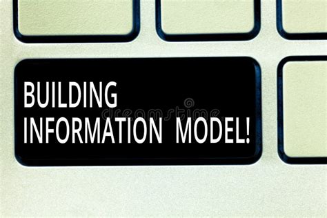 Writing Note Showing Building Information Model Business Photo Showcasing Digital