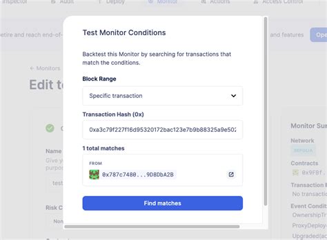 Monitor Does Not Monitor Defender Openzeppelin Forum