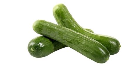 Trio Of Crisp Fresh Kirby Pickling Cucumbers Prepared Food Photos
