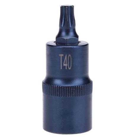 Torx Screwdriver Bit Tool 1 2inch Socket Bits Adapter Alloy Steel Torx Socket Hand Tool T30 T40