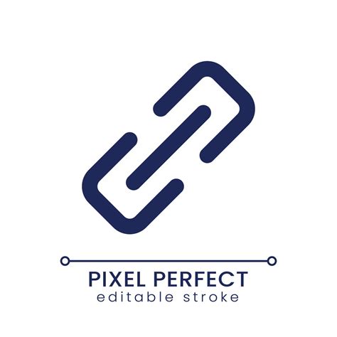 Hyperlink Pixel Perfect Linear Ui Icon Website Reference Redirect