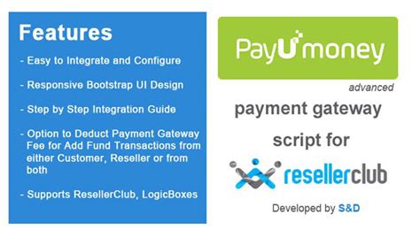 Resellerclub Payumoney Payment Gateway Php Script