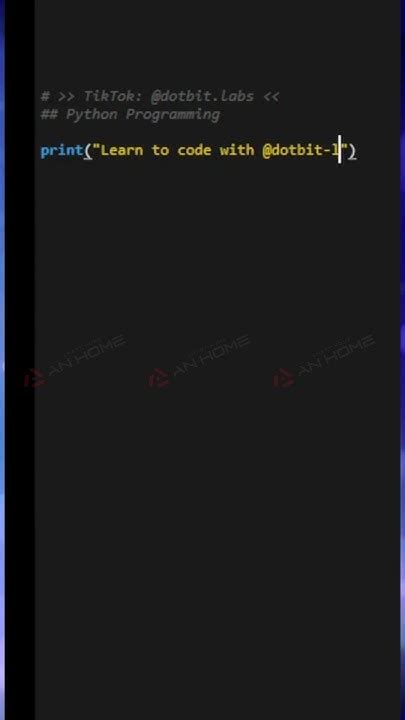 Python Coding Fypc Anhome ⭐ Youtube
