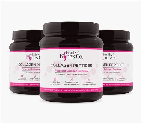 Healthy Bones Co Collagen Peptides For Bone Density