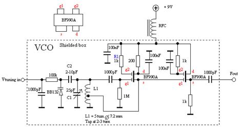 Vco Voltage Controlled Oscillator Basiccircuit Circuit Diagram