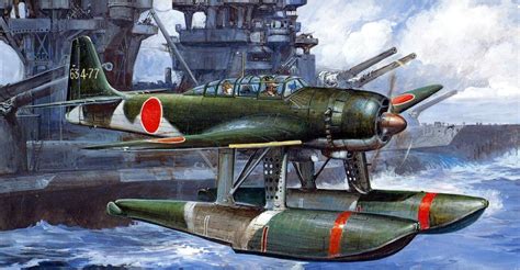 배경 화면 제 2 차 세계 대전 World War 전쟁 군용 항공기 박스 아트 삽화 일본 Imperial Japanese Navy 플로트 수상 비행기