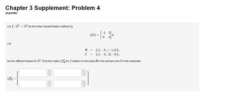 solved chapter 3 supplement problem 4 2 points let