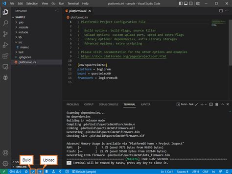 Creating Project In Platformio Using Logicrom Opencpu Sdk — Logicrom