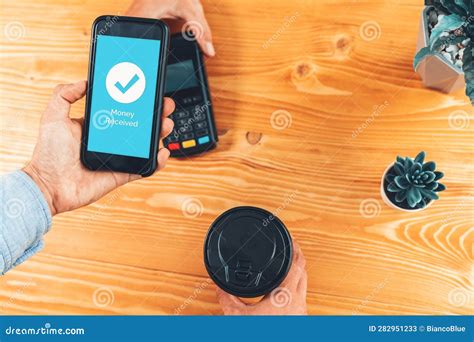 Modern Shopping Lifestyle With Smartphone Application Entity Stock