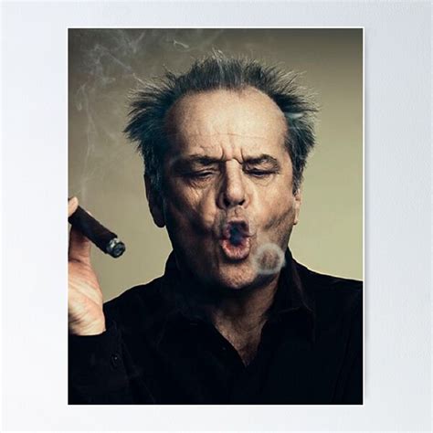 Cigar Smoking Poster For Sale By Barnydoneal Redbubble