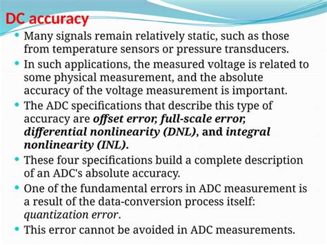 Analog To Digital Converter Specificationspptx