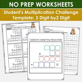 Digit By Digit Multiplication Standard Algorithm Multiplication X Digit