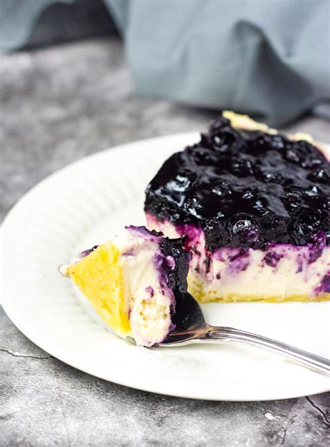 Vegan Blueberry Cheesecake Healthier Steps