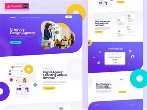 Creative Design Agency Template Freebiesbug