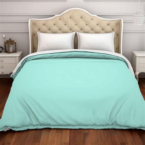 Buy Spaces Active Hygro Cotton Solid Double Bed Duvet Cover From Spaces
