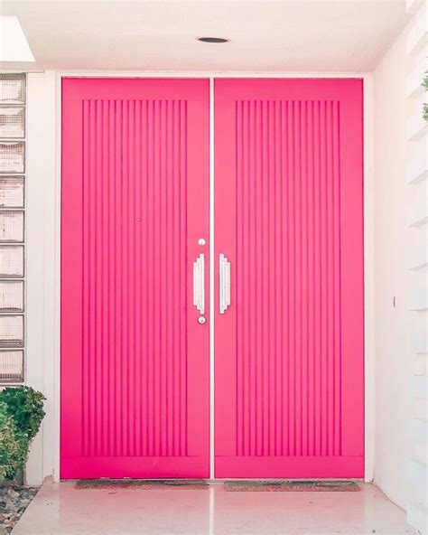 Pink Barn Doors A Pop Of Color For Your Home