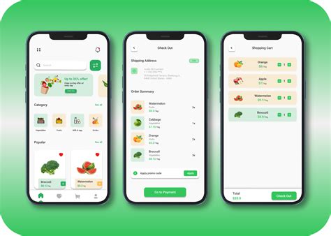 Cara Membuat Prototype Ui Desain Aplikasi Grocery Di Figma Figma Design