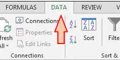 Data Tab In Microsoft Excel