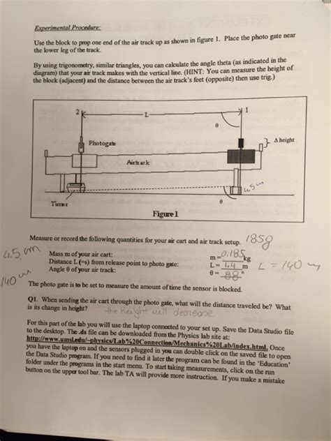 solved i need help with the questions please physics lab