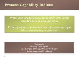 Process Capability Awareness May 2018 PPT