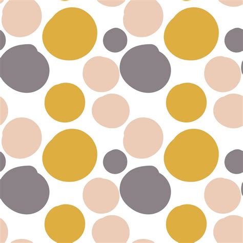 Geometrical background with uneven circles. Abstract round seamless ...