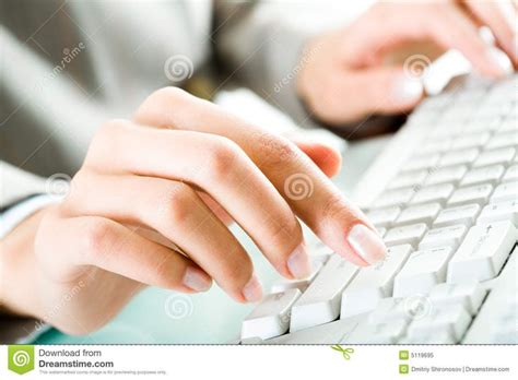 Typing Letters Close Up Of Female Hand Over Keypad Typing Business Documents Sponsored