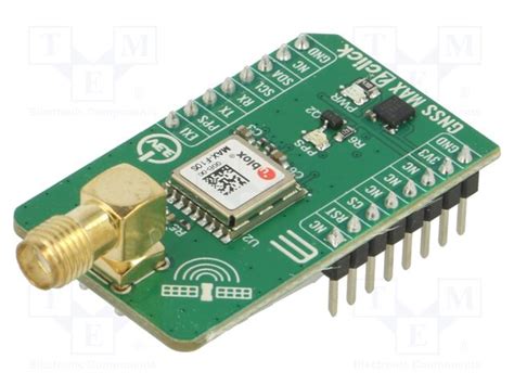 gnss max 2 click mikroe click board prototype board comp max f10s