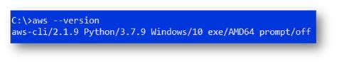 install aws cli v2 for windows