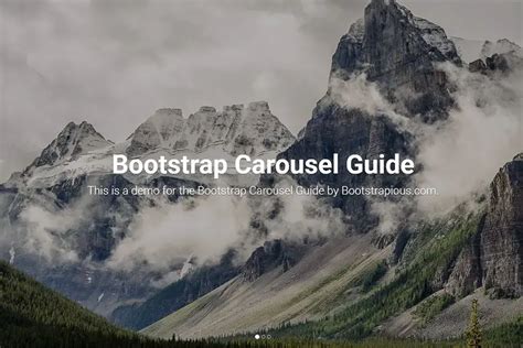 Bootstrap Carousel Complete Tutorial Templates Updated In