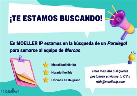 Mariano Agustín Tabanera On Linkedin We Are Hiring Moeller Ip Advisors