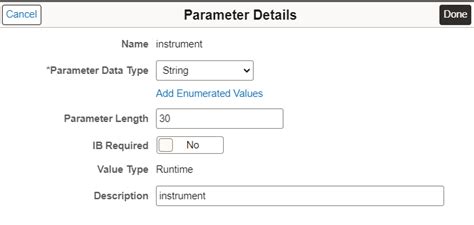 Adding Input And Output Parameters