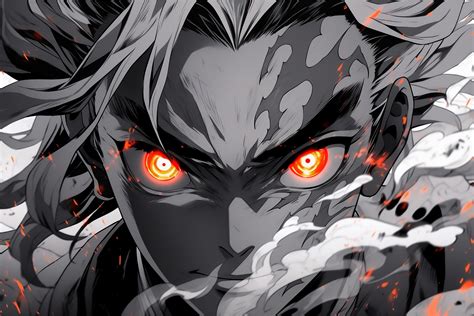 2160x1440 Resolution Demon Slayer's Kyojuro Rengoku HD Cool Eye 2160x1440 Resolution Wallpaper ...