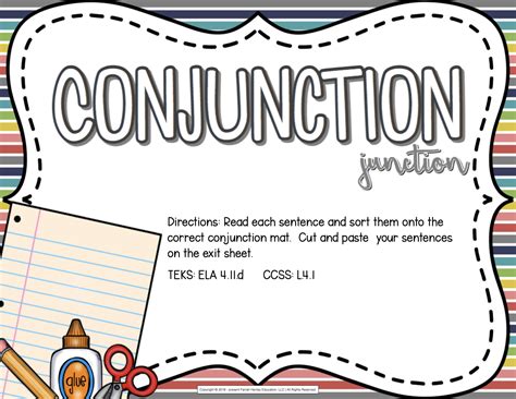 Conjunction Junction Learning Centers Made Easy