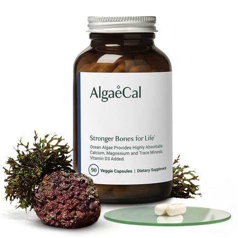 Algaecal Plant Based Calcium Supplement With Vitamin D3 Magnesium