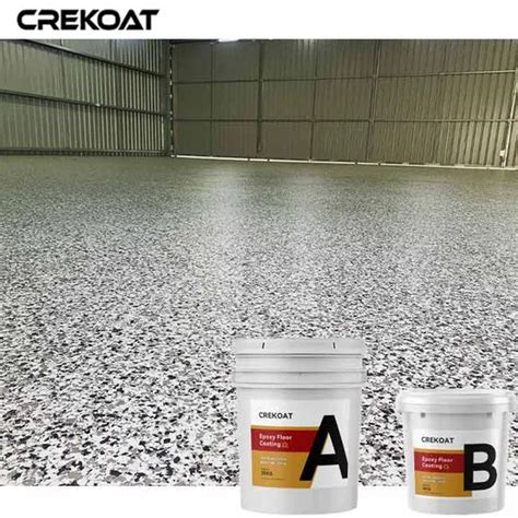 Decorative Flake Floor Coating System Polyaspartic Coating Epoxy And