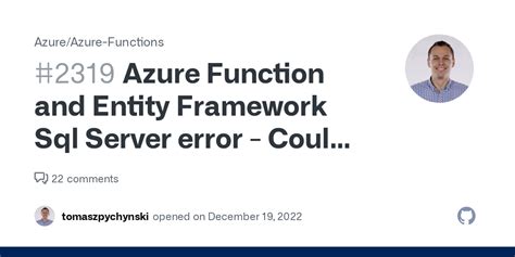 Azure Function And Entity Framework Sql Server Error Could Not Load