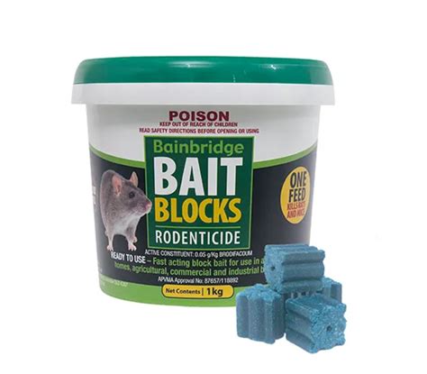 Rodent Bait Blocks Limitless Supplies