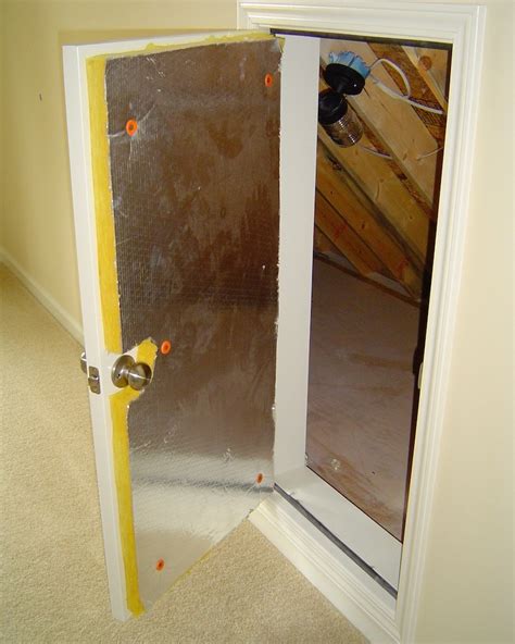 Insulate Attic Ceiling Door Shelly Lighting