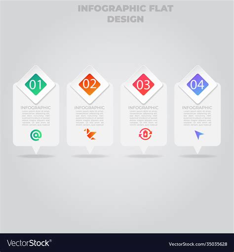 Business Data Visualization Process Chart Vector Image