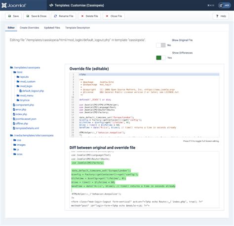 J4 X Template Overrides Joomla Documentation
