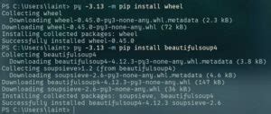 Pythonでpip install時にエラーGetting requirements to build wheel did not run successfullyが出る場合の解決方法