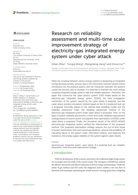 Pdf Research On Reliability Assessment And Multi Time Scale