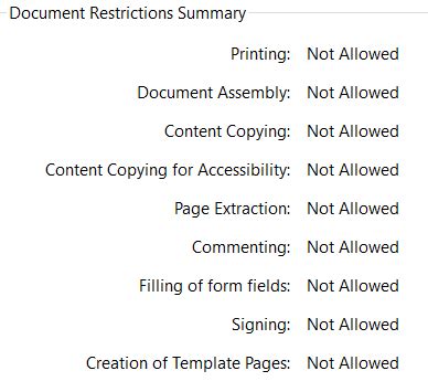 Java Is It Possible To Extract Text From PDF Whose Page Extraction Is Not Allowed Stack