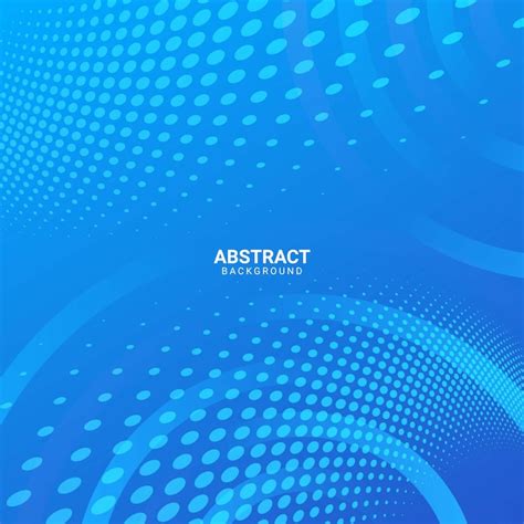 Premium Vector Halftone Abstract Background And Curved Lines In Blue Color