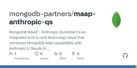 Gunjan Singh On Linkedin Github Mongodb Partnersmaap Anthropic Qs Mongodb Maap Anthropic