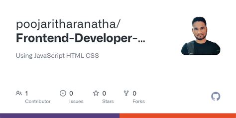 Github Poojaritharanathafrontend Developer Assignment Using Javascript Html Css