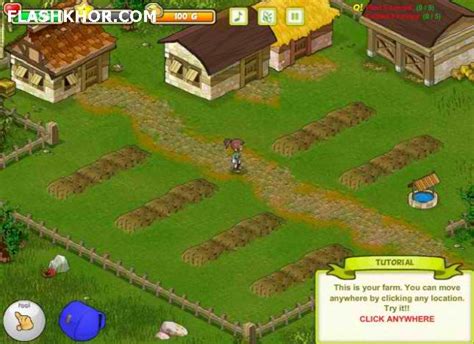 بازی آنلاین مزرعه داری الی مزرعه دار فلش
